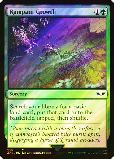 Rampant Growth (Surge Foil) | Warhammer 40,000 Commander - Surge Foil ...