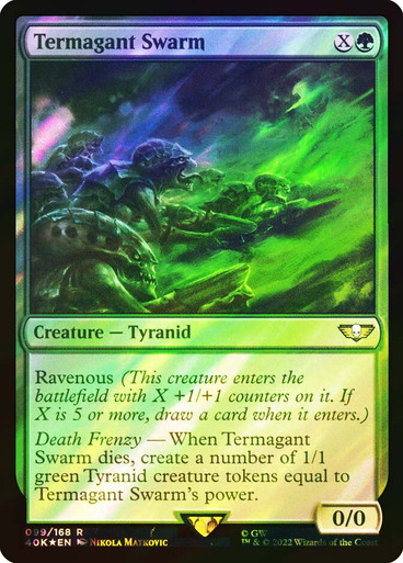 Termagant Swarm (Surge Foil) | Warhammer 40,000 Commander - Surge Foil ...