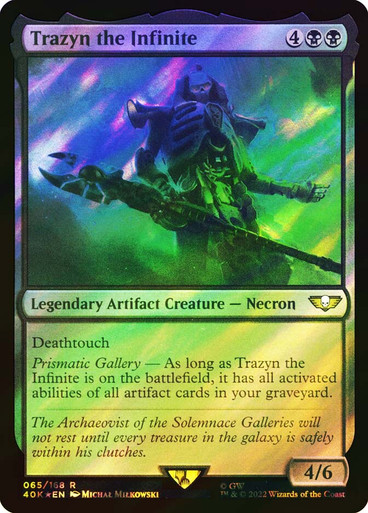 Trazyn the Infinite (Surge Foil) | Warhammer 40,000 Commander - Surge ...