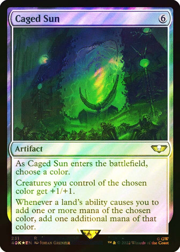 Caged Sun (Surge Foil) | Warhammer 40,000 Commander - Surge Foil | Star ...