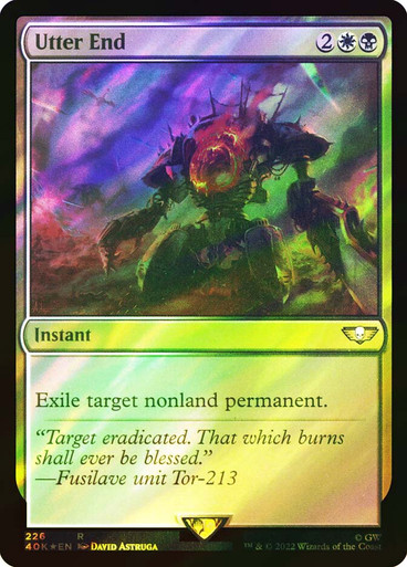 Utter End (Surge Foil) | Warhammer 40,000 Commander - Surge Foil | Star ...