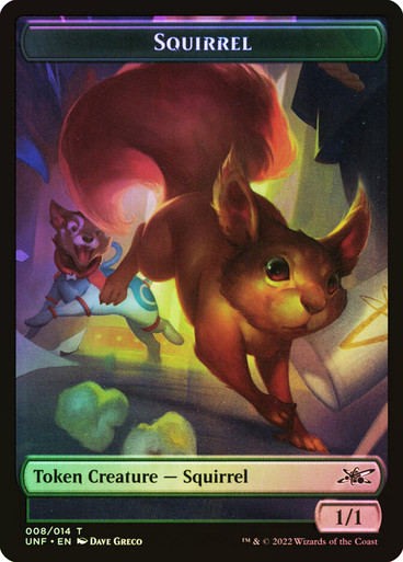 {Squirrel Token} // {Treasure Token} (#13) | Unfinity | Star City Games