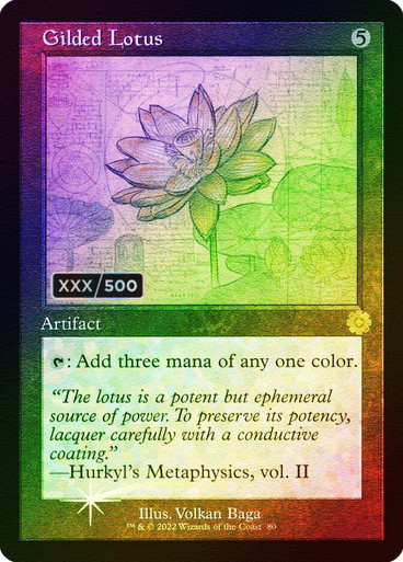Gilded Lotus (Serial Number) (Retro Frame) | The Brothers' War Retro ...