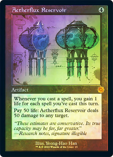 Aetherflux Reservoir (#065) | The Brothers' War Retro Artifacts | Star ...