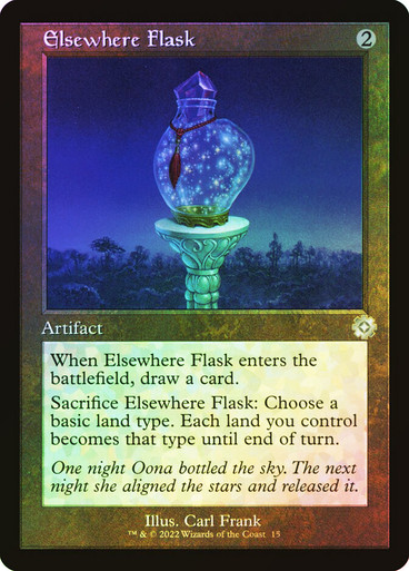 Elsewhere Flask (#015) (Retro Frame) | The Brothers' War Retro ...