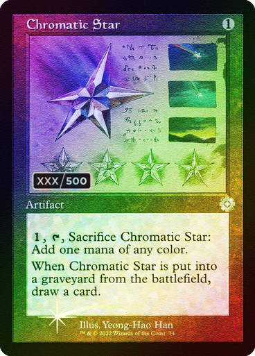 Chromatic Star (Serial Number) (Retro Frame) | The Brothers' War Retro ...