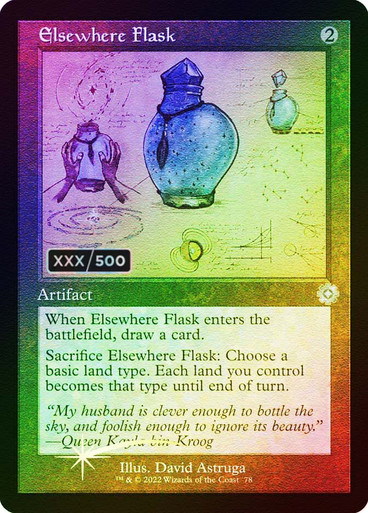 Elsewhere Flask | The Brothers' War Retro Artifacts | Star City Games