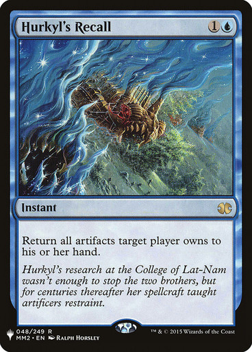 Hurkyl's Recall | Planeswalker Symbol Reprints | Star City Games