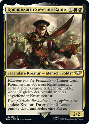Commissar Severina Raine | Warhammer 40,000 Commander - German | Star ...