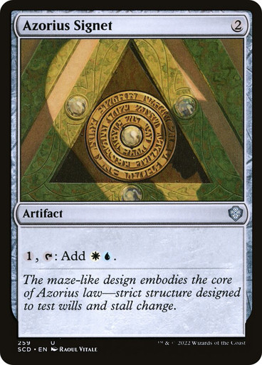 Azorius Signet | Starter Commander Decks | Star City Games