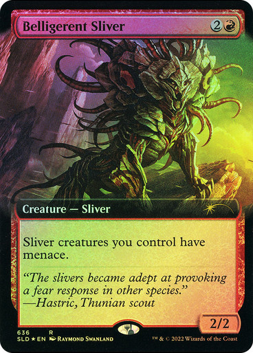 Belligerent Sliver (Secret Lair) (Extended Art) | Promo: General | Star ...
