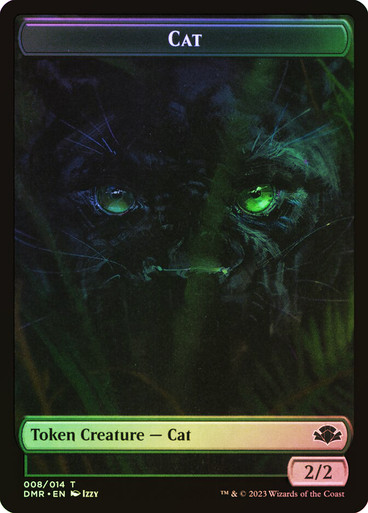 {Cat Token} (Green) // {Zombie Token} | Dominaria Remastered | Star ...