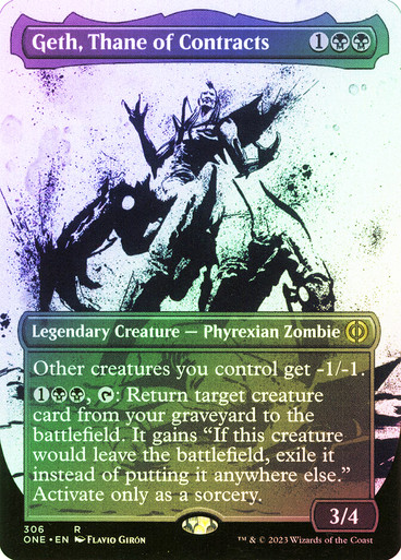 Geth, Thane of Contracts (#306) (Showcase) | Phyrexia: All Will Be One ...