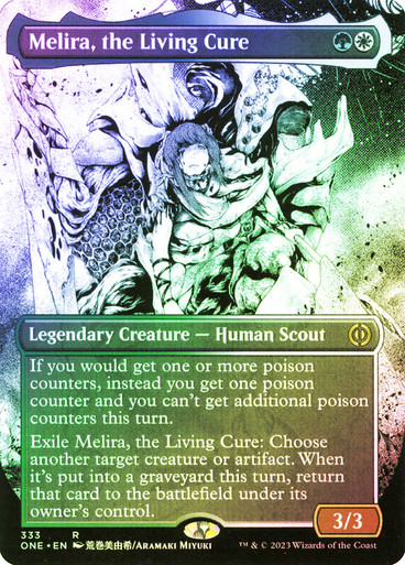 Melira, the Living Cure (#333) (Borderless) | Phyrexia: All Will Be One ...