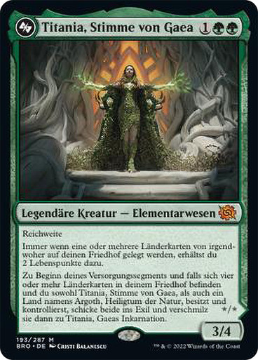 Titania, Voice of Gaea // Titania, Gaea Incarnate (Top) | The Brothers ...