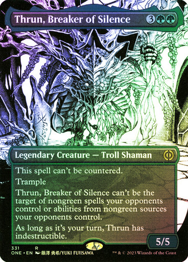 Thrun, Breaker of Silence (#331) (Borderless) | Phyrexia: All Will Be ...