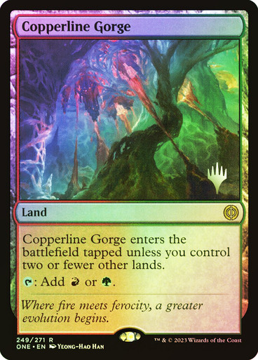 Copperline Gorge (Promo Pack) (Phyrexia: All Will Be One) | Promo ...