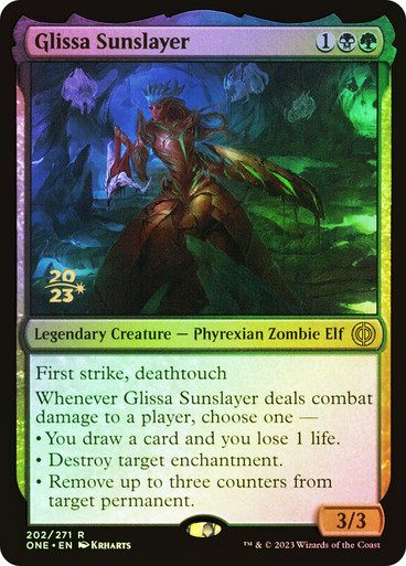 Glissa Sunslayer (Prerelease) (Phyrexia: All Will Be One) | Promo ...