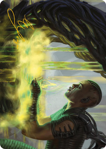 {Necrogen Communion Art Card} (Signed) | Art Series: Phyrexia: All Will ...