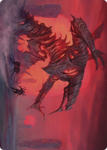 {Red Sun's Twilight Art Card} | Art Series: Phyrexia: All Will Be One ...