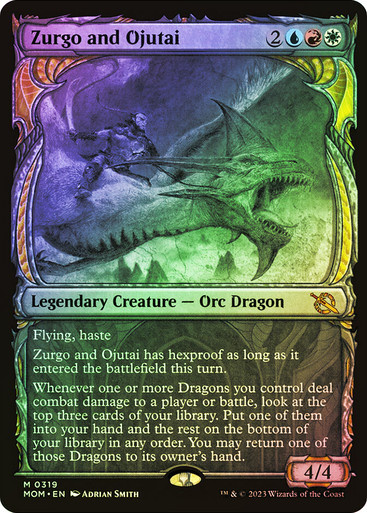 Zurgo and Ojutai (Showcase) | March of the Machine - Variants | Star ...