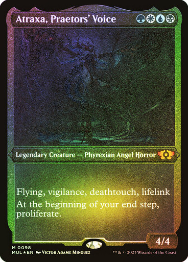 Atraxa, Praetors' Voice (Foil Etched) | Multiverse Legends - Alternate ...