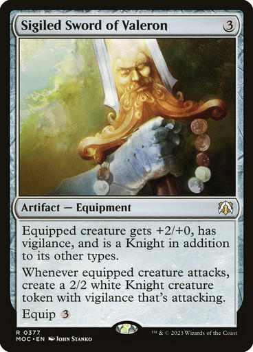 Sigiled Sword of Valeron | March of the Machine Commander | Star City Games