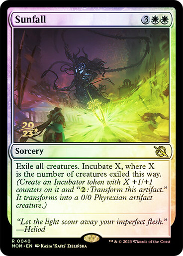 Sunfall (Prerelease) (March of the Machine) | Promo: Date Stamped ...