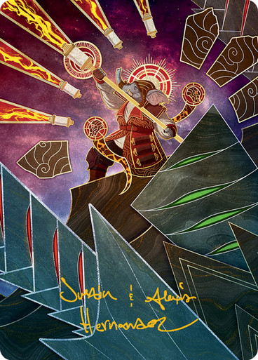 {Quintorius, Loremaster Art Card} (#63) (Signed) | Art Series: March of ...