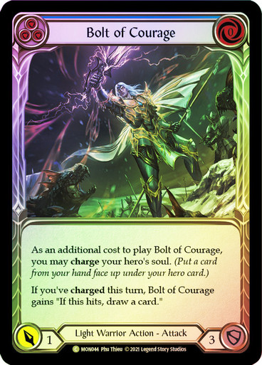 Bolt of Courage (Blue) | Monarch (1st Edition) | Star City Games