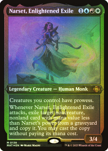 Narset, Enlightened Exile (Foil Etched) | March of the Machine: The Aftermath - Alternate Foil ...