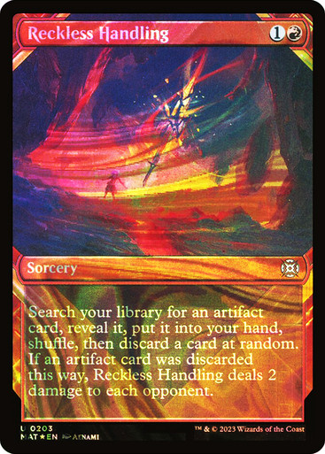 Reckless Handling (Showcase) (Halo Foil) | March of the Machine: The ...