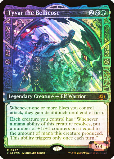 Tyvar the Bellicose (Showcase) (Halo Foil) | March of the Machine: The ...
