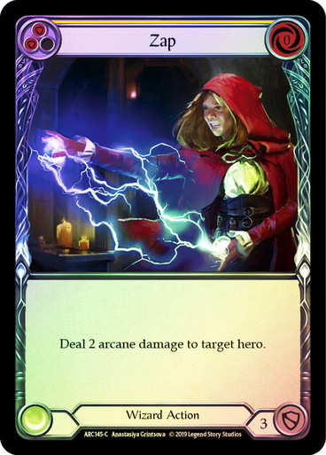 Zap (Yellow) | Arcane Rising (1st Edition) | Star City Games