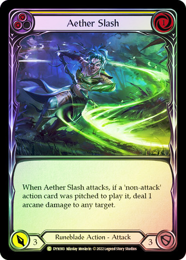 Aether Slash (Yellow) | Dynasty | Star City Games