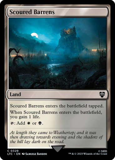 Scoured Barrens | The Lord of the Rings Commander | Star City Games