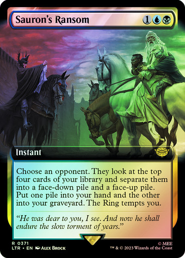 Sauron's Ransom (Extended Art) | The Lord of the Rings - Variants ...