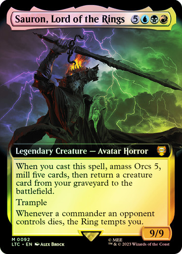 Sauron, Lord of the Rings (Extended Art) | The Lord of the Rings ...