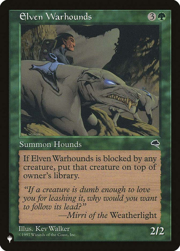 Elven Warhounds | Planeswalker Symbol Reprints | Star City Games