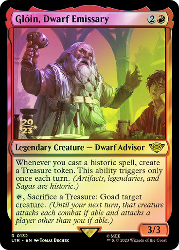 Gloin, Dwarf Emissary (Prerelease) (The Lord of the Rings) | Promo ...