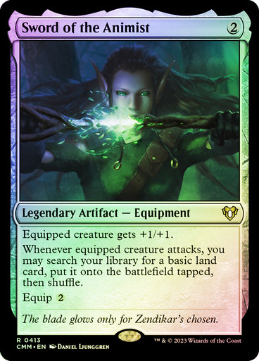 Sword of the Animist | Commander Masters | Star City Games