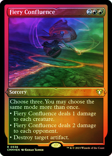 Fiery Confluence (Foil Etched) | Commander Masters - Alternate Foil ...