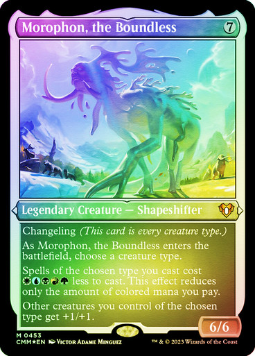 Morophon, the Boundless (Foil Etched) | Commander Masters - Alternate ...