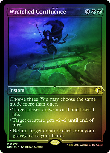 Wretched Confluence (Foil Etched) | Commander Masters - Alternate Foil ...