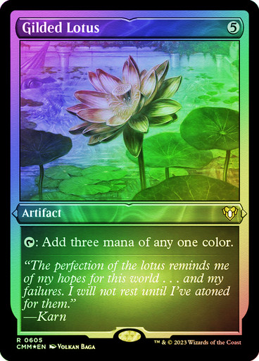 Gilded Lotus (Foil Etched) | Commander Masters - Alternate Foil | Star ...