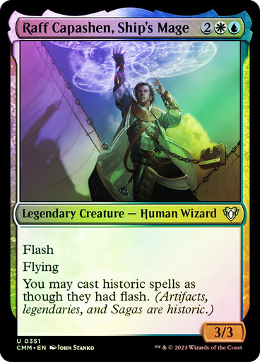 Raff Capashen, Ship's Mage | Commander Masters | Star City Games