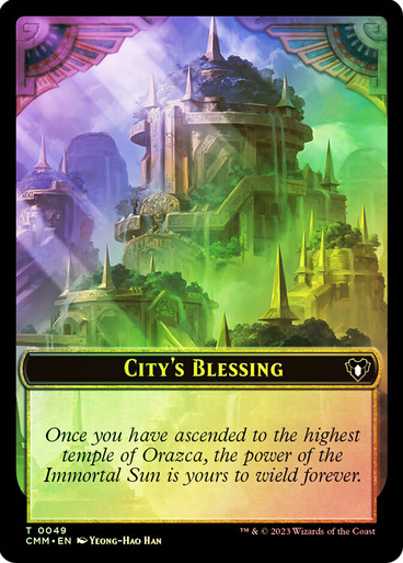 {City's Blessing} // {Drake Token} | Commander Masters | Star City Games