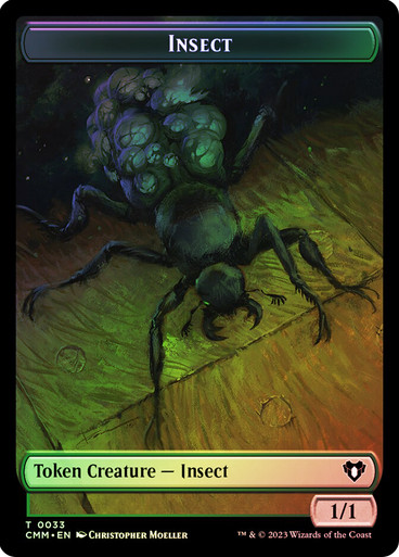 {Insect Token} // {Spirit Token} (Black/White) | Commander Masters ...