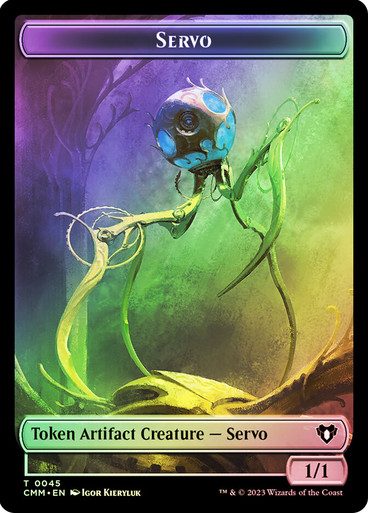 {Servo Token} // {Teferi, Temporal Archmage Emblem} | Commander Masters | Star City Games