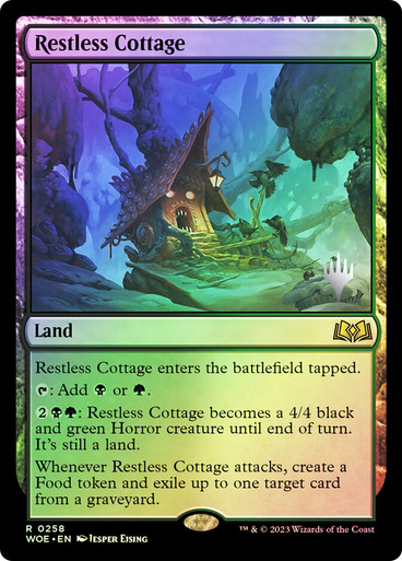 Restless Cottage (Promo Pack) (Wilds of Eldraine) | Promo: Planeswalker ...